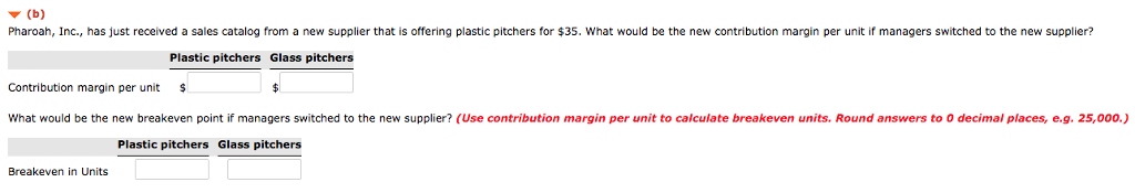 Solved Exercise 3-7 (Part Level Submission) Julianna | Chegg.com