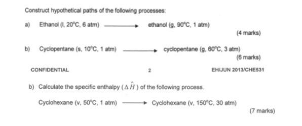 Solved Construct hypothetical paths of the following | Chegg.com
