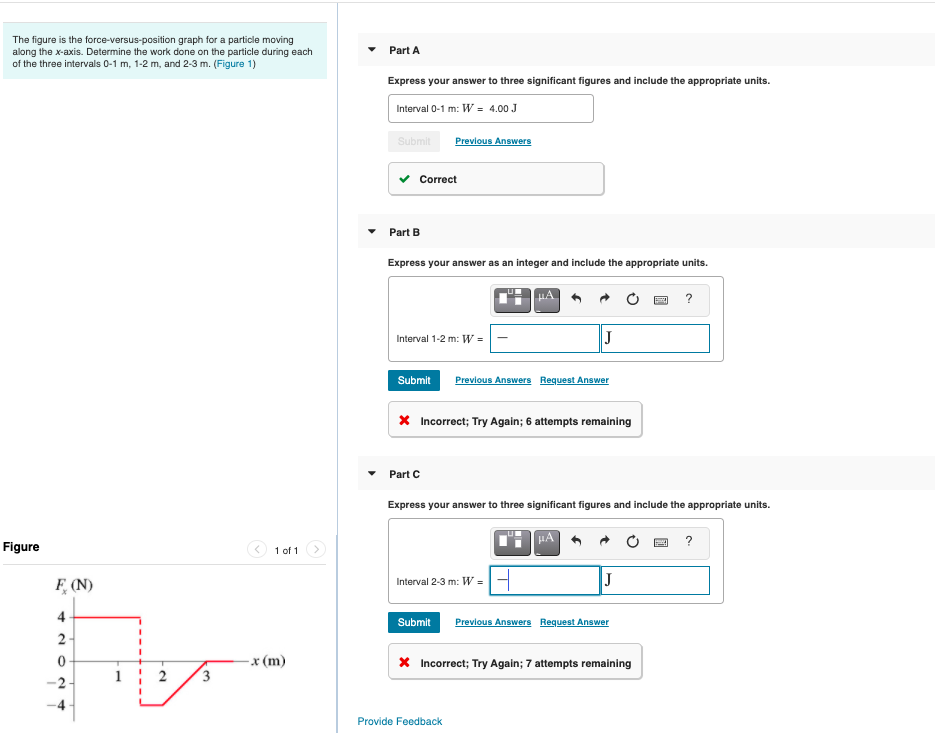 Solved The figure is the force-versus-position graph for a | Chegg.com