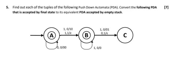 Solved [7] 5. Find out each of the tuples of the following | Chegg.com