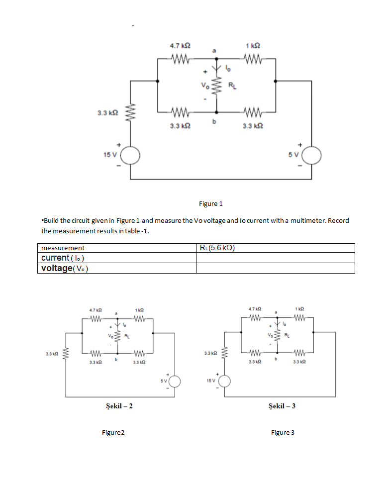 Solved Figure 1 -Build the circuit given in Figure 1 and | Chegg.com