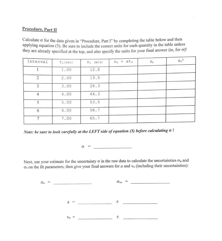 Solved I need help finding sigma. I have a data table but | Chegg.com