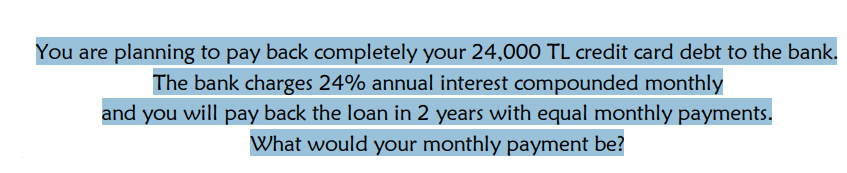 Solved You are planning to pay back completely your 24,000 | Chegg.com