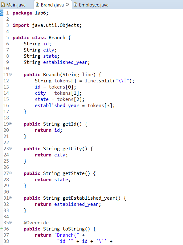 Please complete task for today. Implement the | Chegg.com