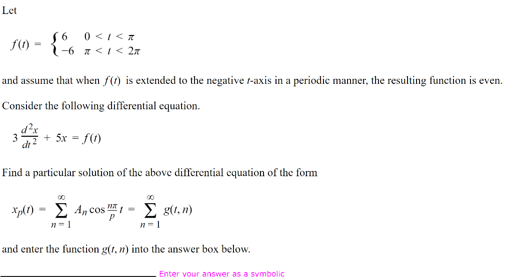 Solved Let f(t)={6−60 | Chegg.com