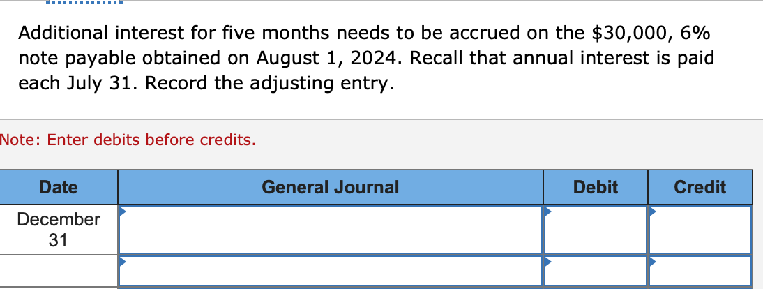 Solved Assume that $10,000 of the $30,000 note discussed | Chegg.com