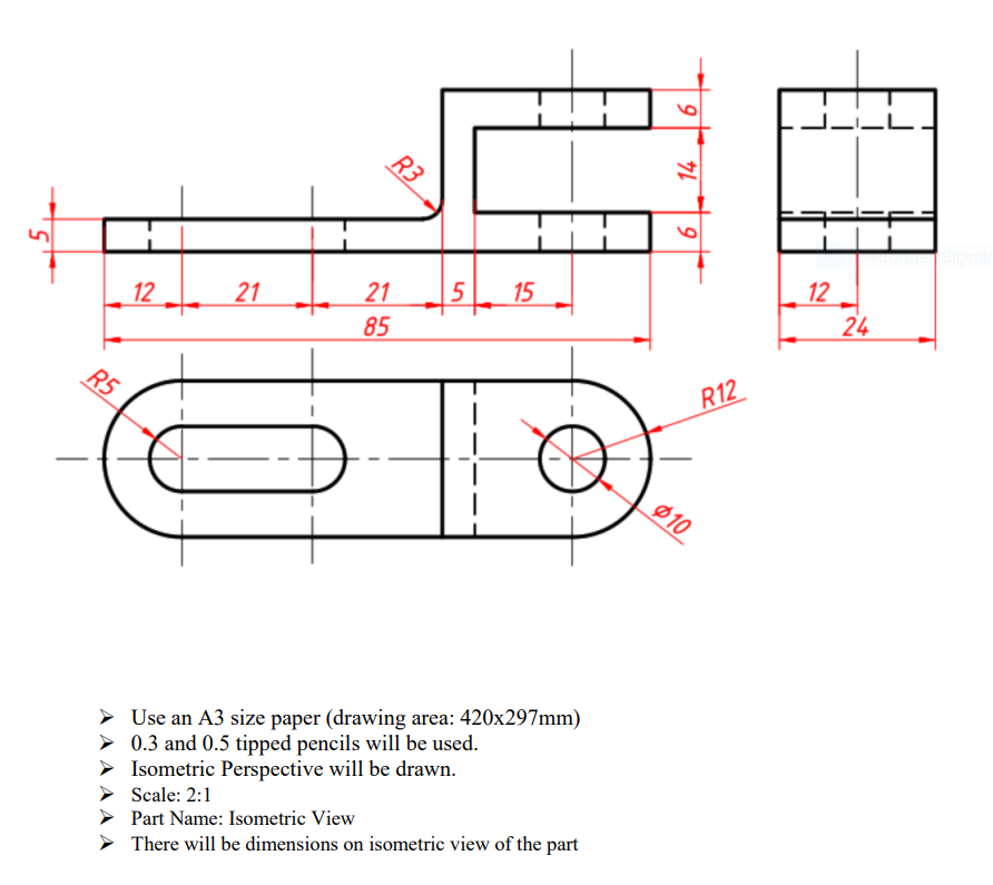 > Use an A3 size paper (drawing area: 420x297mm) >0.3 | Chegg.com