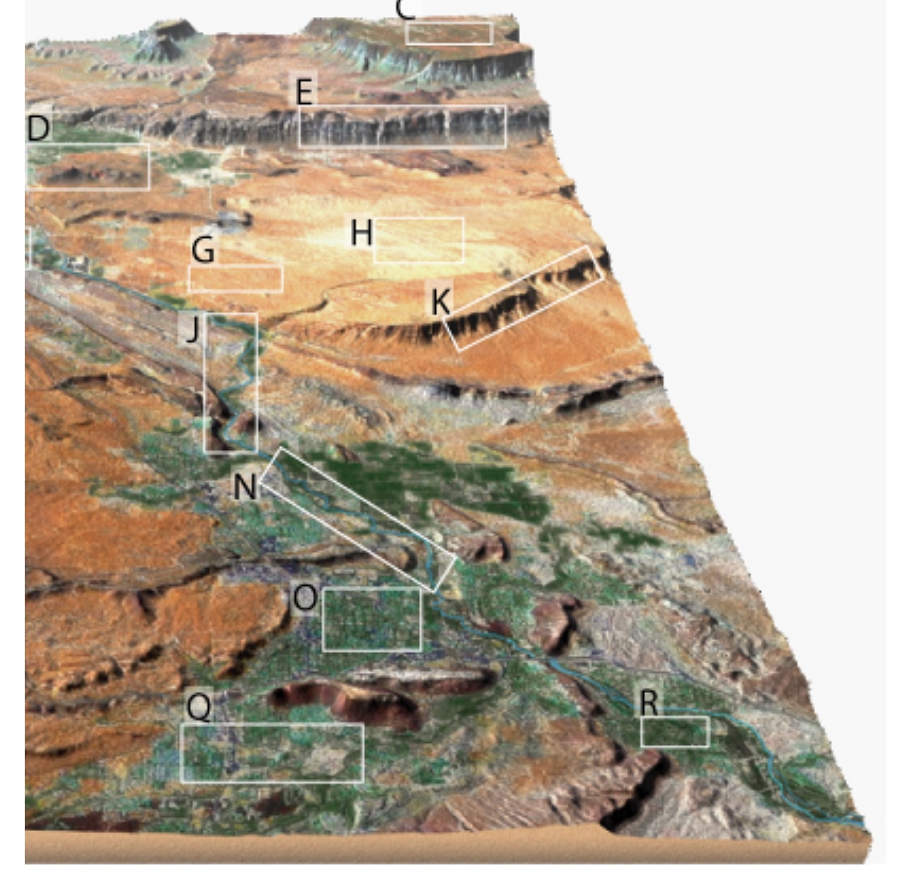 Solved View the following image of the St. George area. From | Chegg.com