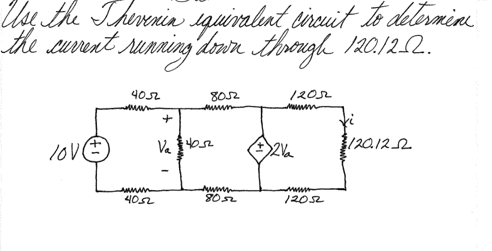 Solved Wol the Therrnin equivalent circuit to determine the | Chegg.com