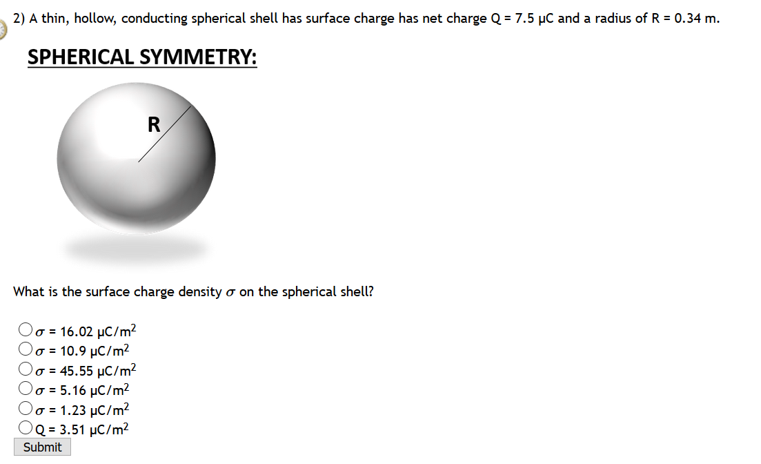 Solved A solid spherical insulator with uniform charge | Chegg.com