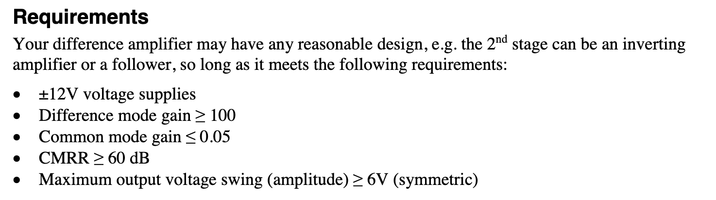 Solved build a ltspice that meet the requirements (current | Chegg.com