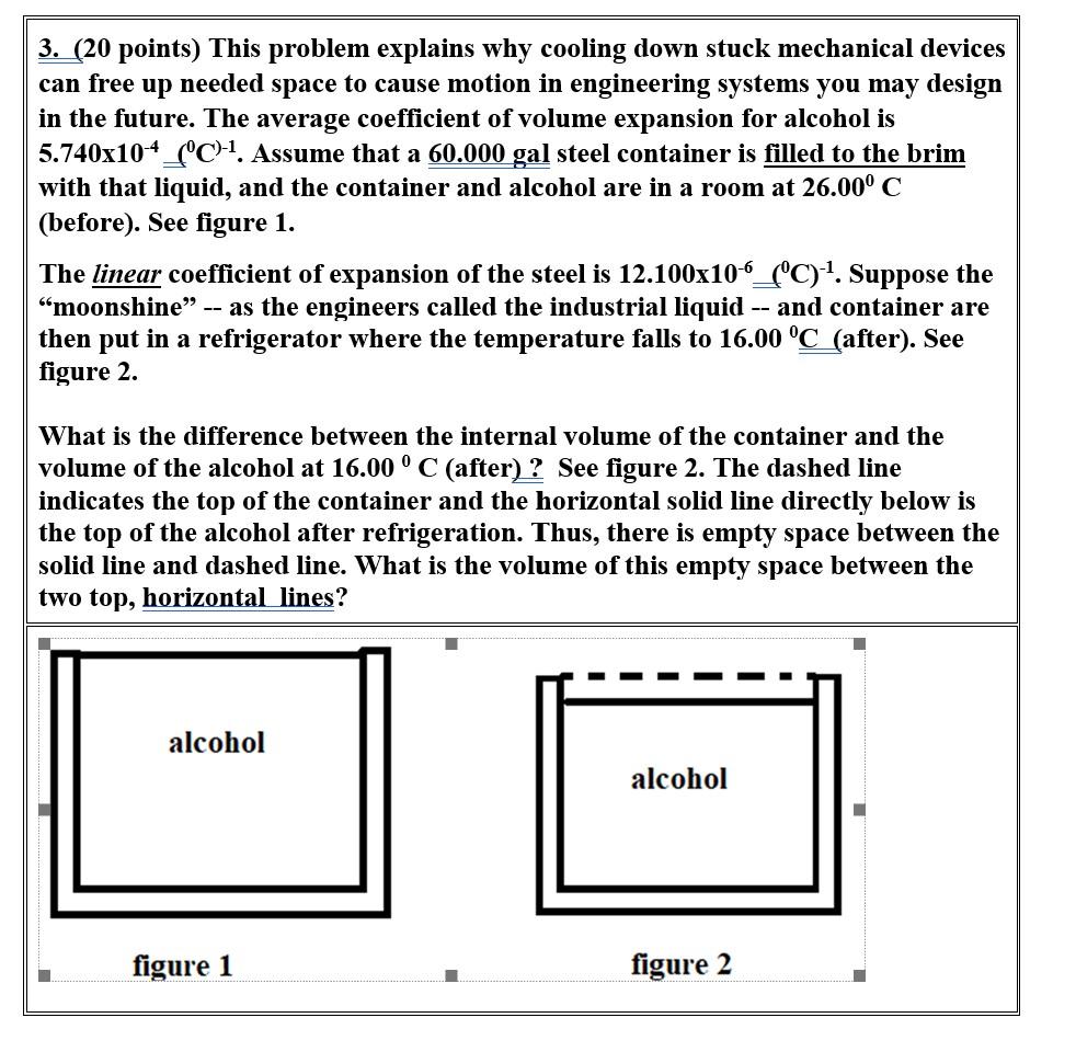 Solved 3. (20 points) This problem explains why cooling down | Chegg.com