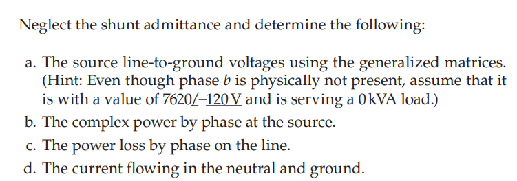Solved 6.7 The two-phase line of Problem 4.2 has the | Chegg.com