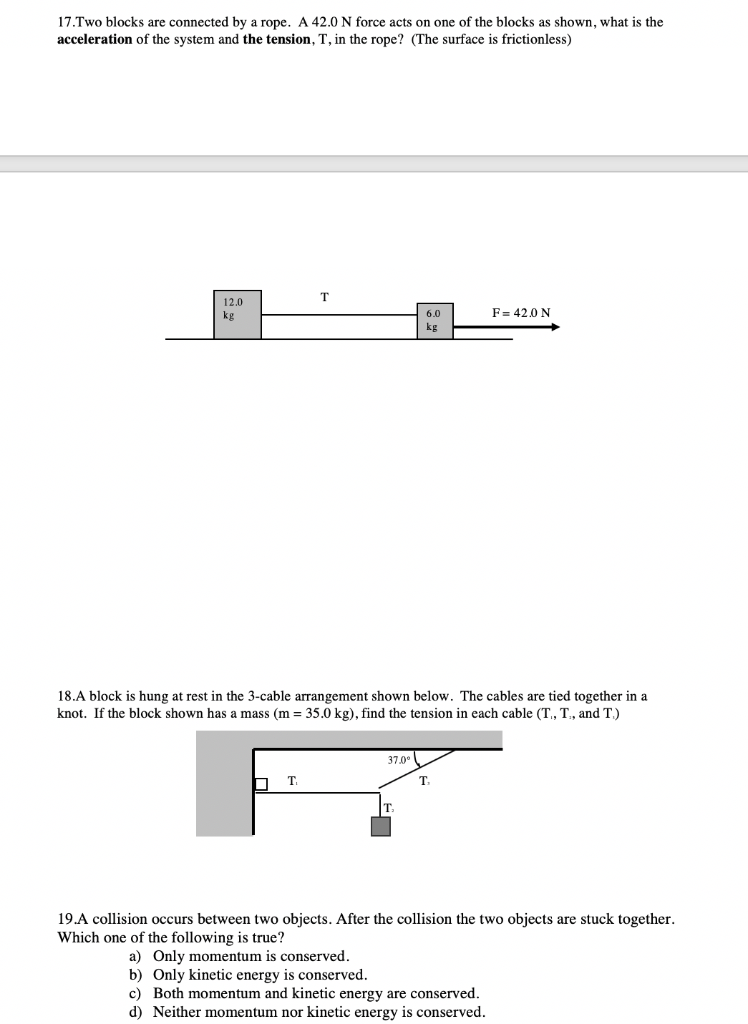Solved 14.A box is being pushed against a wall with a force | Chegg.com