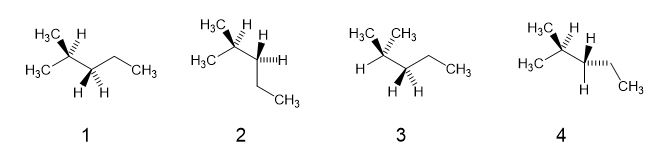 Solved Arrange the following conformations of | Chegg.com