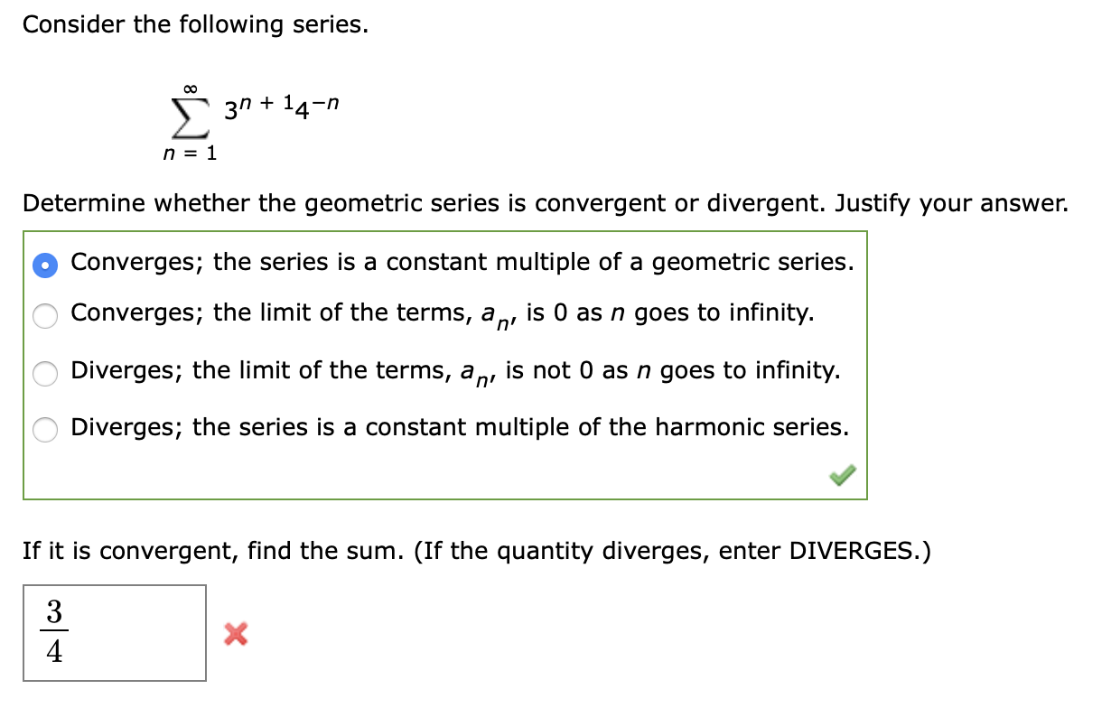 Solved Consider The Following Series 3n 14 N 1 Chegg Solved Consider The Following Series 3n 14 N 1 Chegg