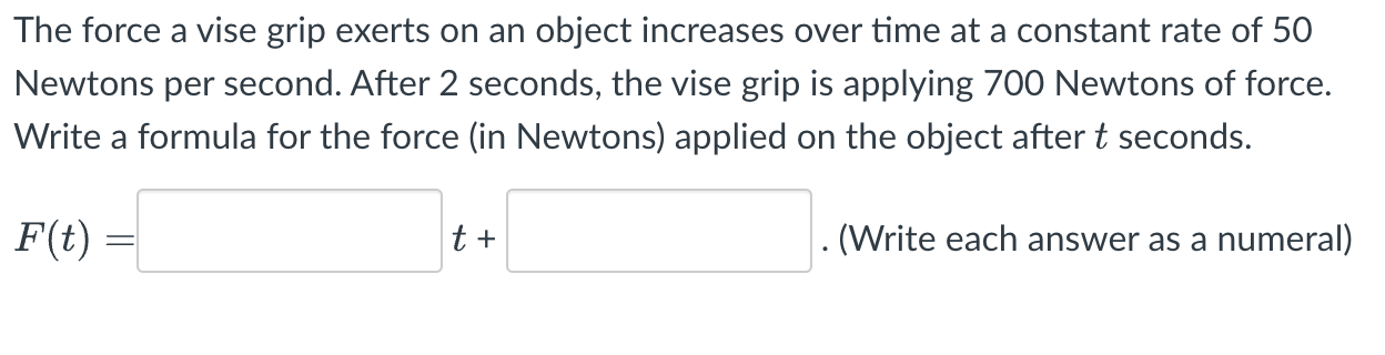 Solved The force a vise grip exerts on an object increases | Chegg.com