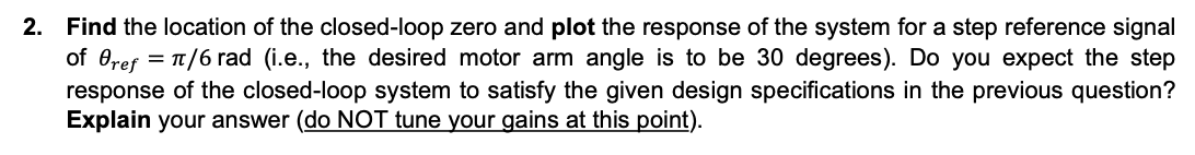Solved Consider the closed-loop block diagram given in Fig. | Chegg.com