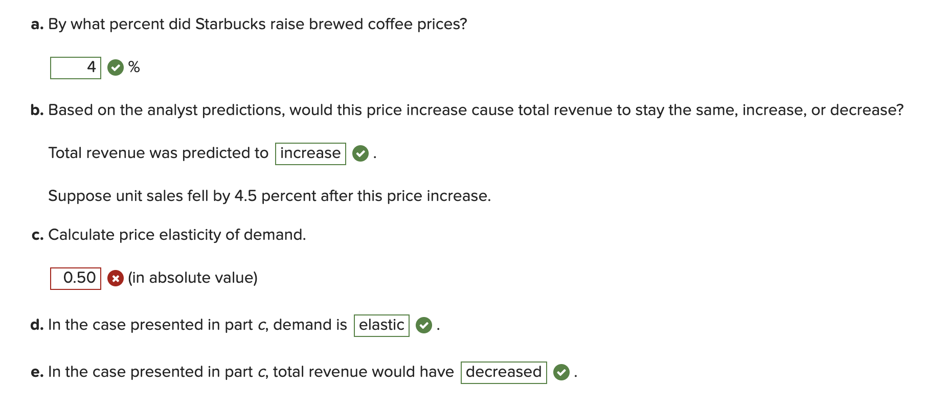 Solved A Starbucks Java Jolt Just Got More Expensive | Chegg.com