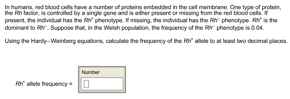 Solved In humans, red blood cells have a number of proteins | Chegg.com