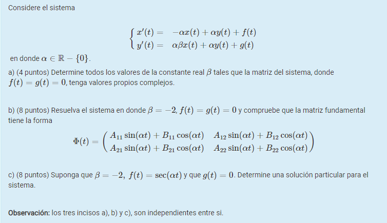 Solved a) (4 points) Determine all the values of the real | Chegg.com