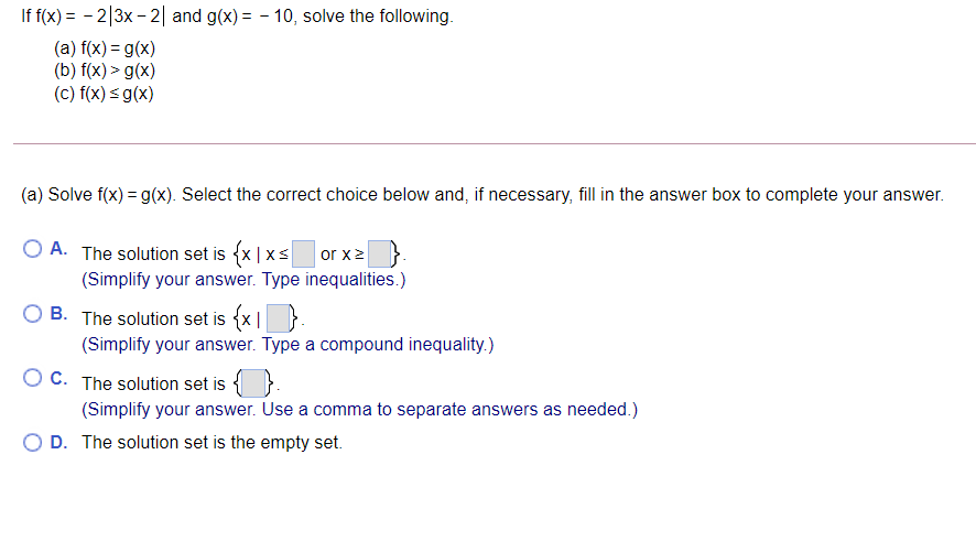 Solved Without solving, determine the character of the | Chegg.com