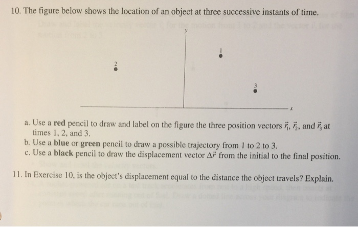 Solved 10. The figure below shows the location of an object | Chegg.com