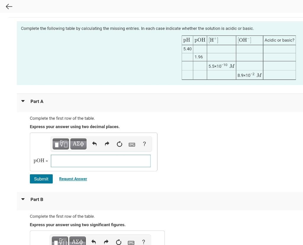 Solved 个 Complete the following table by calculating the | Chegg.com