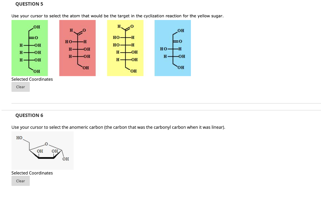 Solved QUESTION 5 Use your cursor to select the atom that | Chegg.com