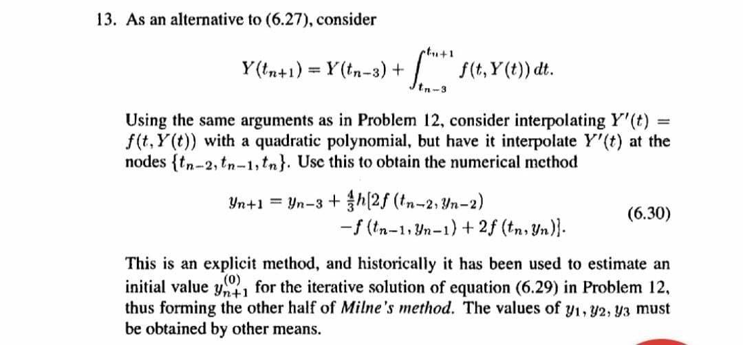 Solved 6.2 ADAMS-MOULTON METHODS As with the AB methods, we | Chegg.com
