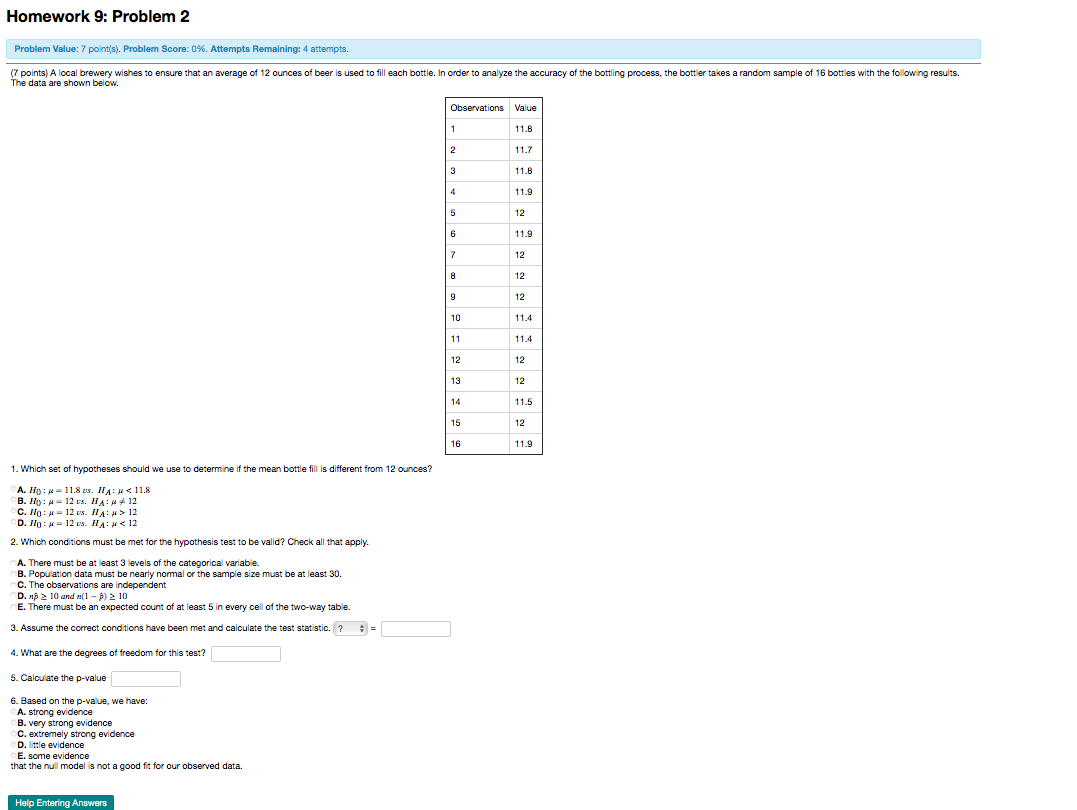 Solved Homework 9: Problem 2 Problem Value: 7 points). | Chegg.com Solved Homework 9: Problem 2 Problem Value: 7 points). | Chegg.com