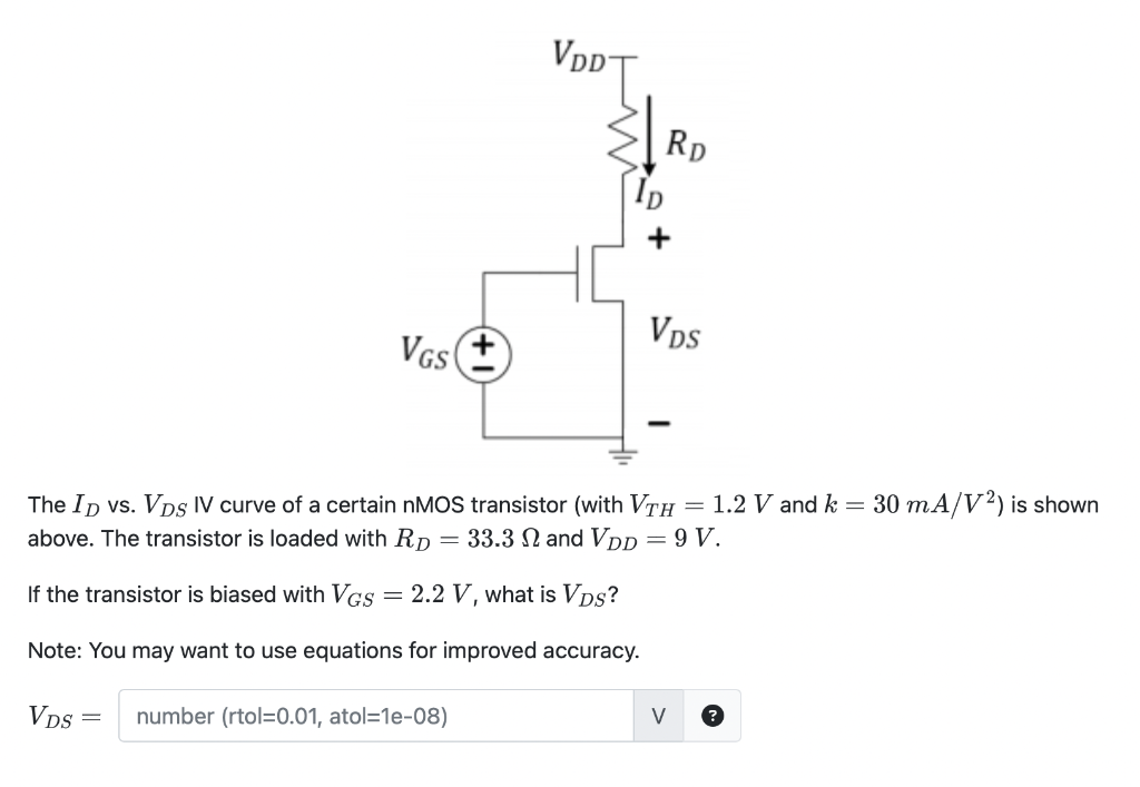 Solved Assume our usual nMOS model where: Ohmic region | Chegg.com