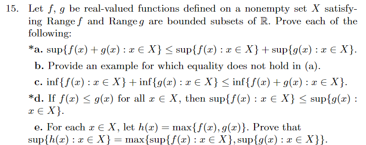 Solved Let f,g ﻿be real-valued functions defined on a | Chegg.com