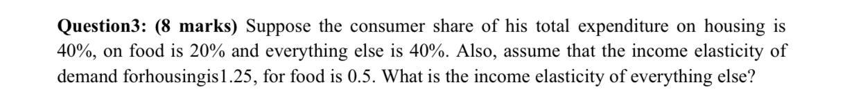 Solved Question3: (8 marks) Suppose the consumer share of | Chegg.com Solved Question3: (8 marks) Suppose the consumer share of | Chegg.com