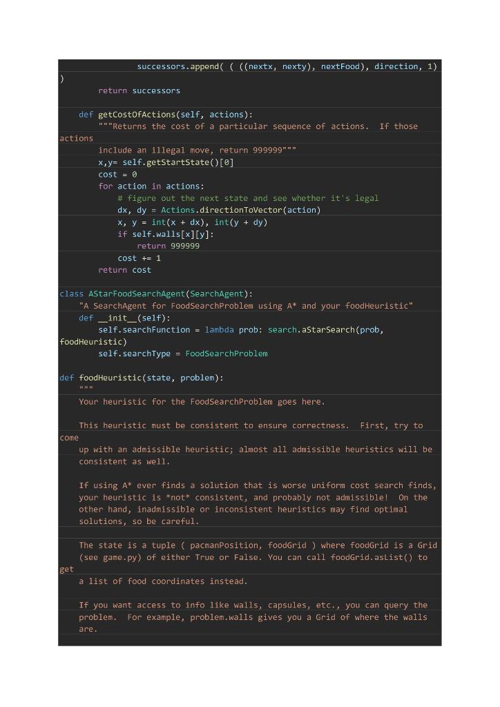 Solved N.B this is a pacman game sample program in | Chegg.com