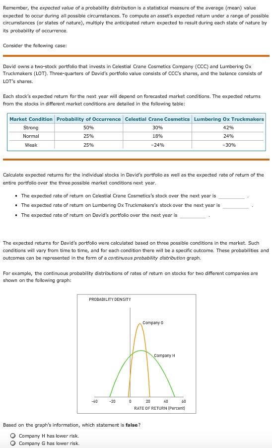 Solved Remember, the expected value of a probability | Chegg.com