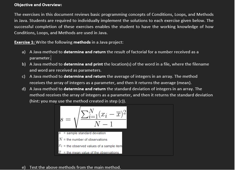 Solved Objective and Overview: The exercises in this | Chegg.com