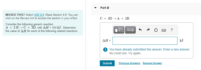 Solved MISSED THIS? Watch IWE 9.9. Read Section 9.8. You can | Chegg.com
