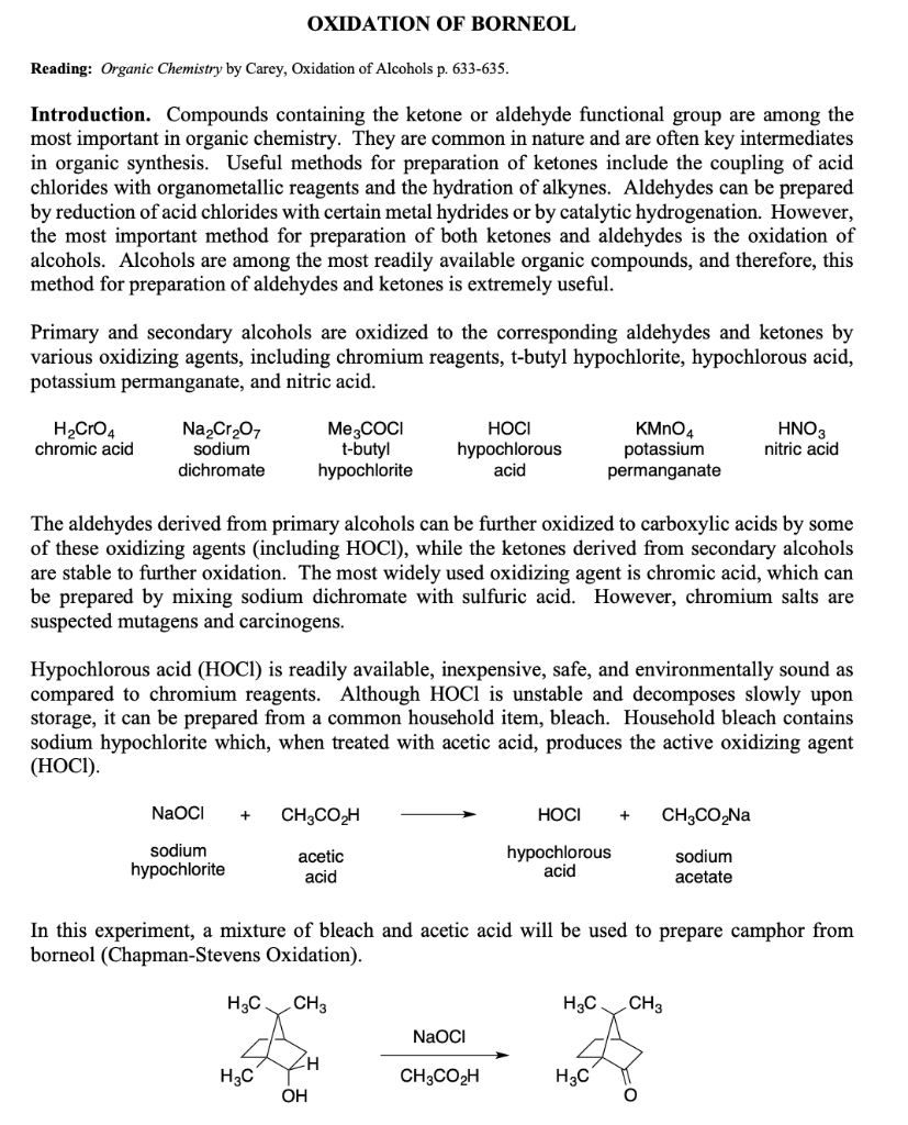 Solved Using the general mechanism for this oxidation as | Chegg.com