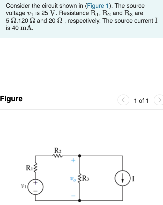 Solved Find the power developed by the current source I in | Chegg.com