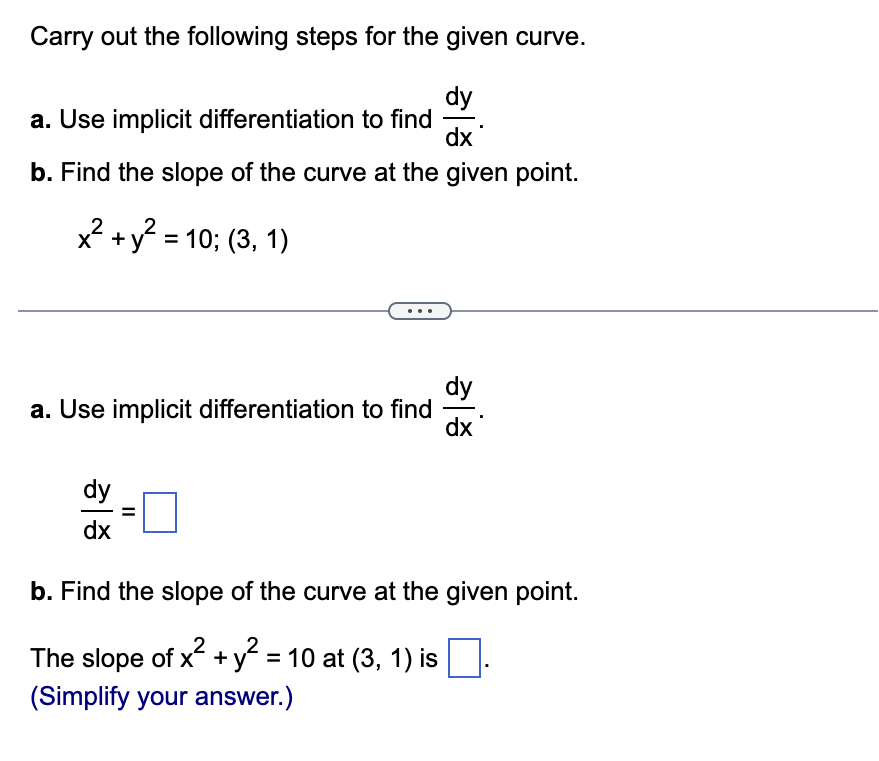 [Solved]: Carry out the following steps for the given curve