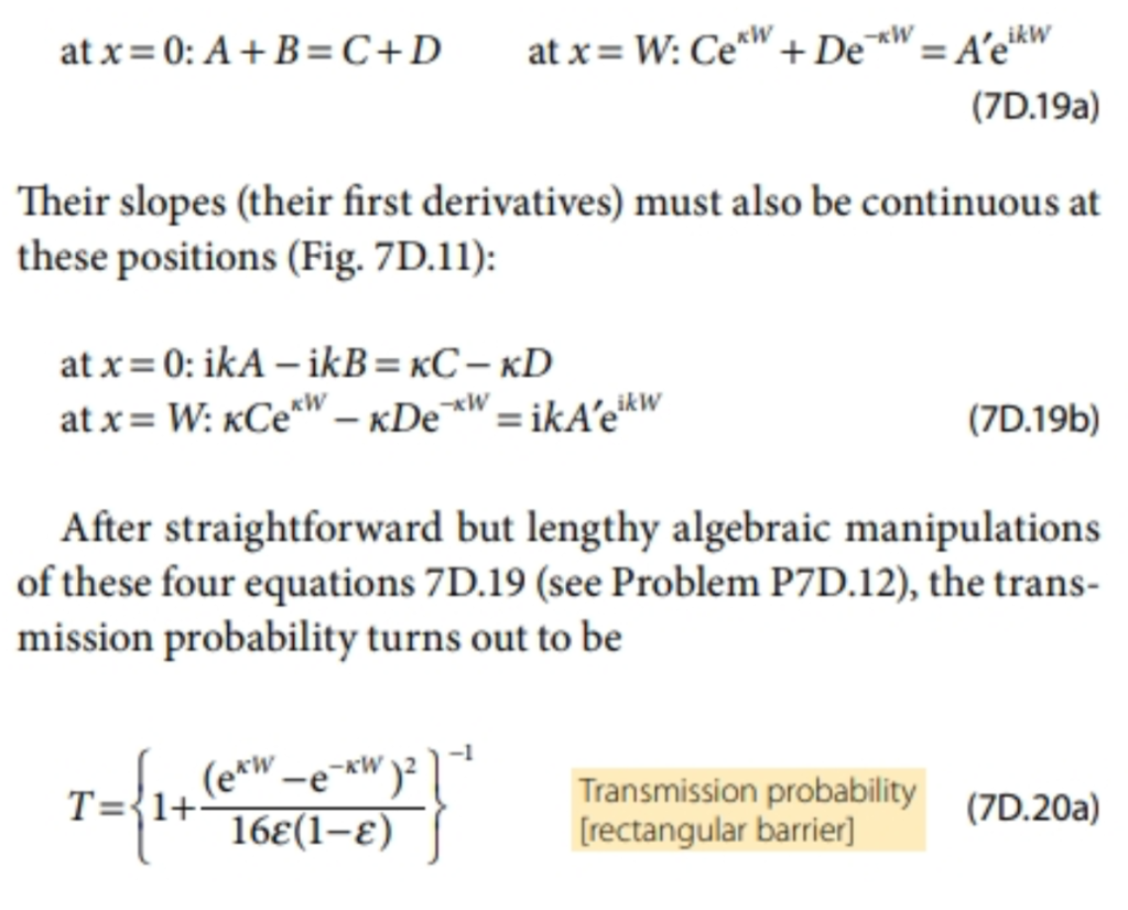Solved P7D.12 Derive eqn 7D.20a, the expression for the | Chegg.com