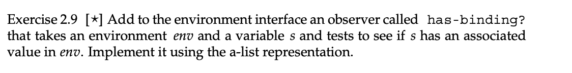 Solved Env = (empty-env) | (extend-env Var Scheme Val Env) | Chegg.com