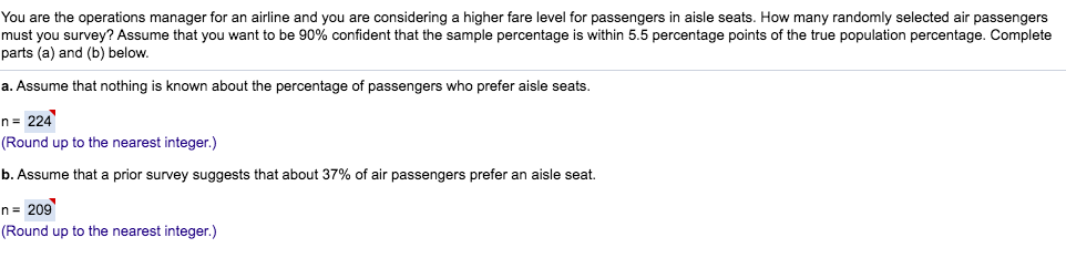 Solved You are the operations manager for an airline and you | Chegg.com