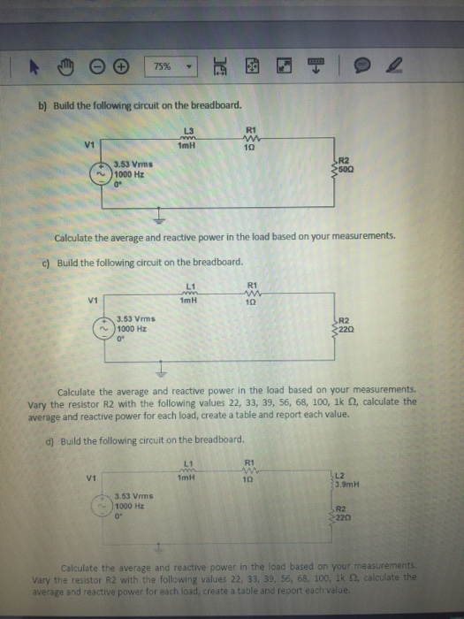 Solved Build the following circuit on the breadboard. | Chegg.com
