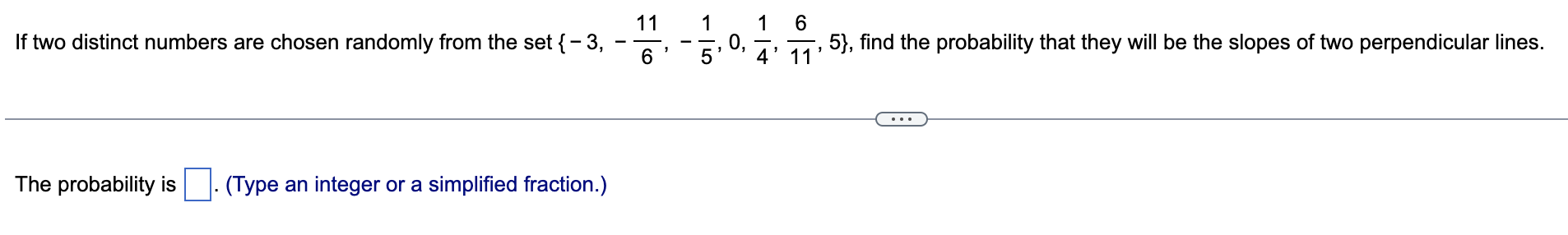 Solved If two distinct numbers are chosen randomly from the | Chegg.com