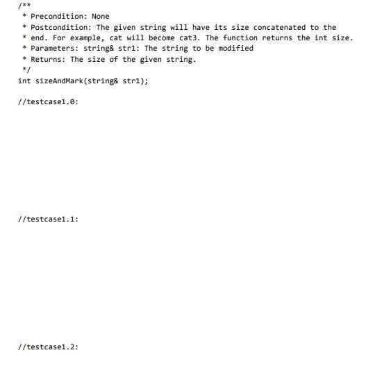 Solved Given the following function descriptions, write 3 | Chegg.com