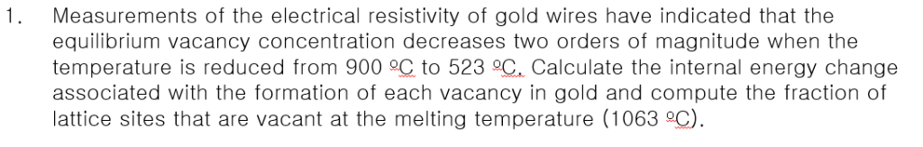 1 Measurements of the electrical resistivity of gold | Chegg.com