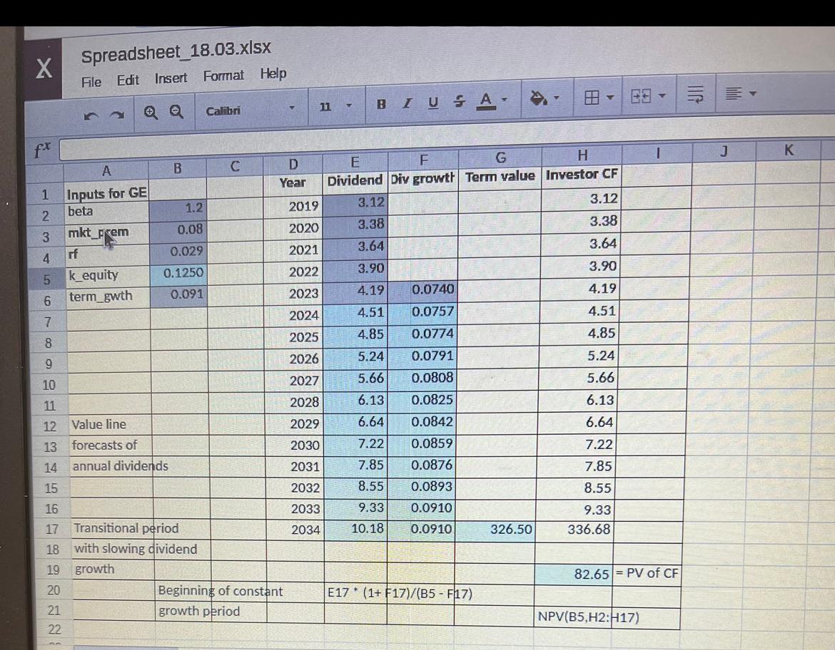 Calculate the intrinsic value of Rio Tinto in each of | Chegg.com