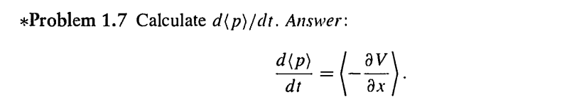 Solved *Problem 1.7 Calculate d p /dt. Answer: | Chegg.com